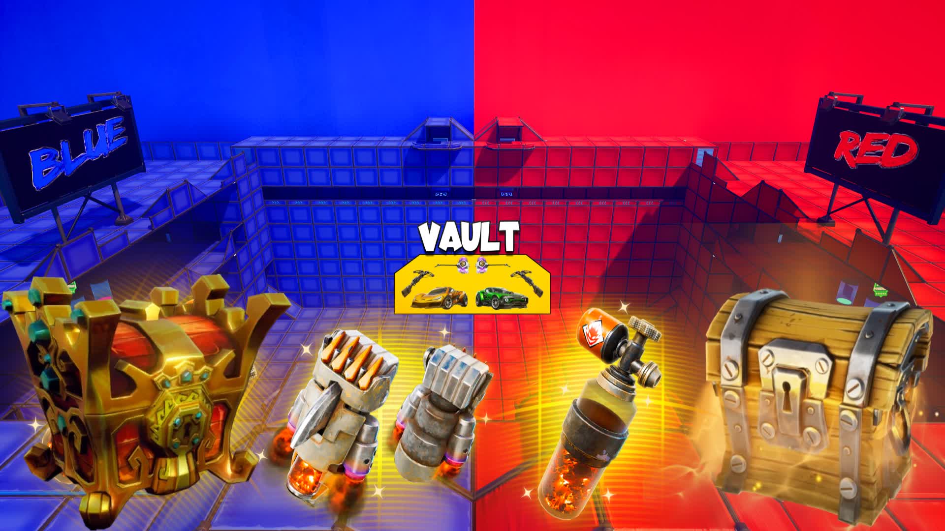 🔴LUCKY RED VS BLUE🔵 1228-9538-0393 by quantum-horizon - Fortnite ...