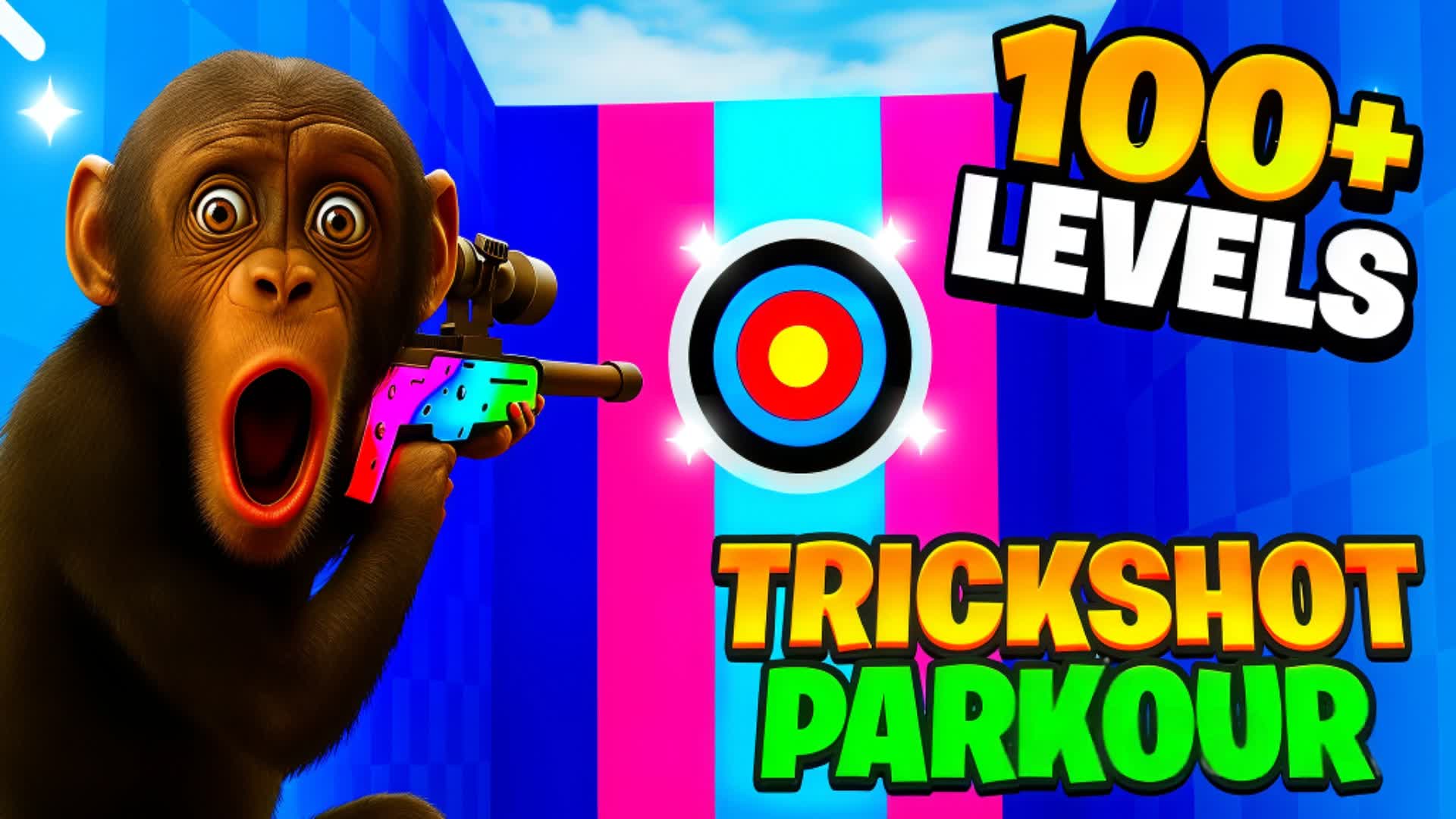 SUPER TRICKSHOT PARKOUR 100+ 🎯 EASY 2180-1561-6249 by parkourking - Fortnite Creative Map Code ...