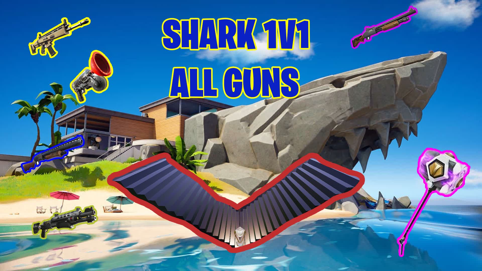 💎Shark 1v1 Build fights FFA💎 7260-0814-7849 by controllermrlust - Fortnite