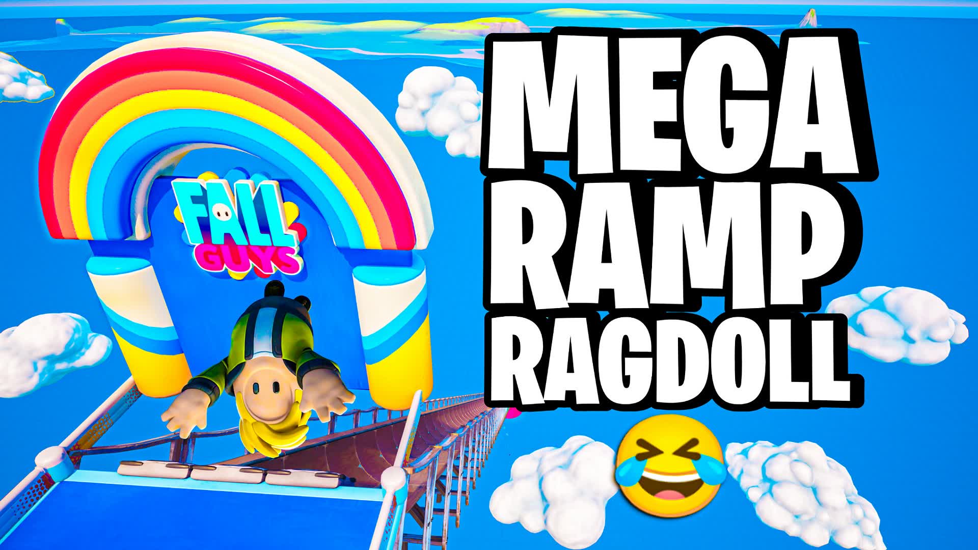 FALL GUYS MEGA RAMP RAGDOLL 🤣🎯 0579-5573-0098 by memerxd - Fortnite