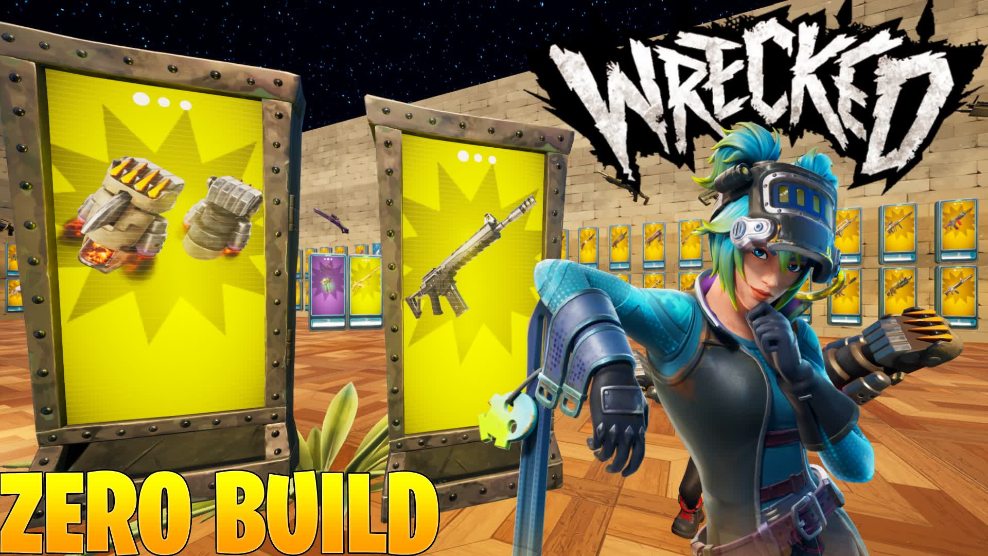 WRECKED THE PIT ZERO BUILD - FFA 2445-0388-0385 by pablomegagatoyt - Fortnite Creative Map Code ...