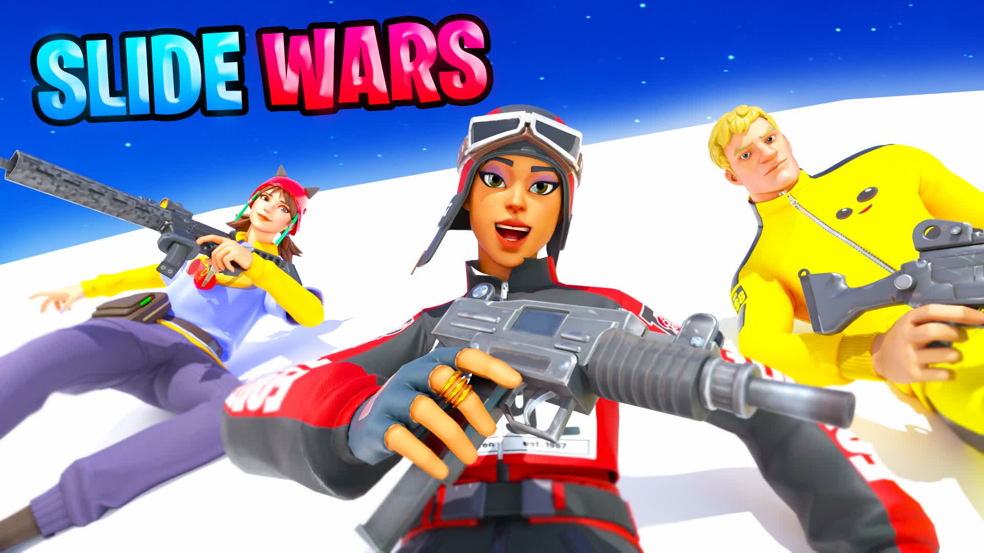 SLIDE WARS [MARED] 9888-1905-5932 by mared - Fortnite Creative Map Code ...