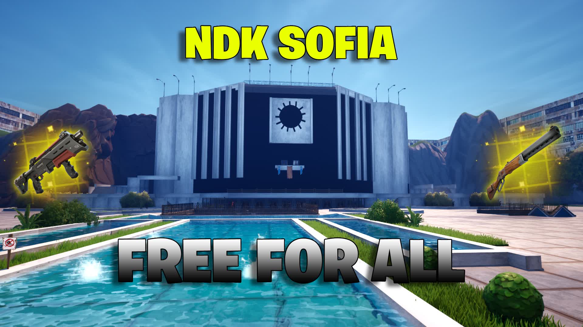 🇧🇬 NDK SOFIA - FREE FOR ALL 0488-1478-8048 by pauna - Fortnite Creative Map Code - Fortnite.GG