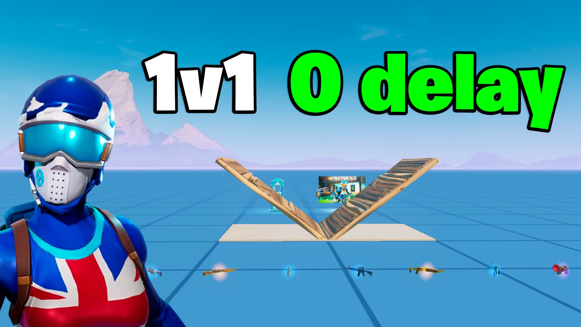 [LD] 1V1 0 DELAY! 9995-4138-5858 by ludnny - Fortnite Creative Map Code - Fortnite.GG