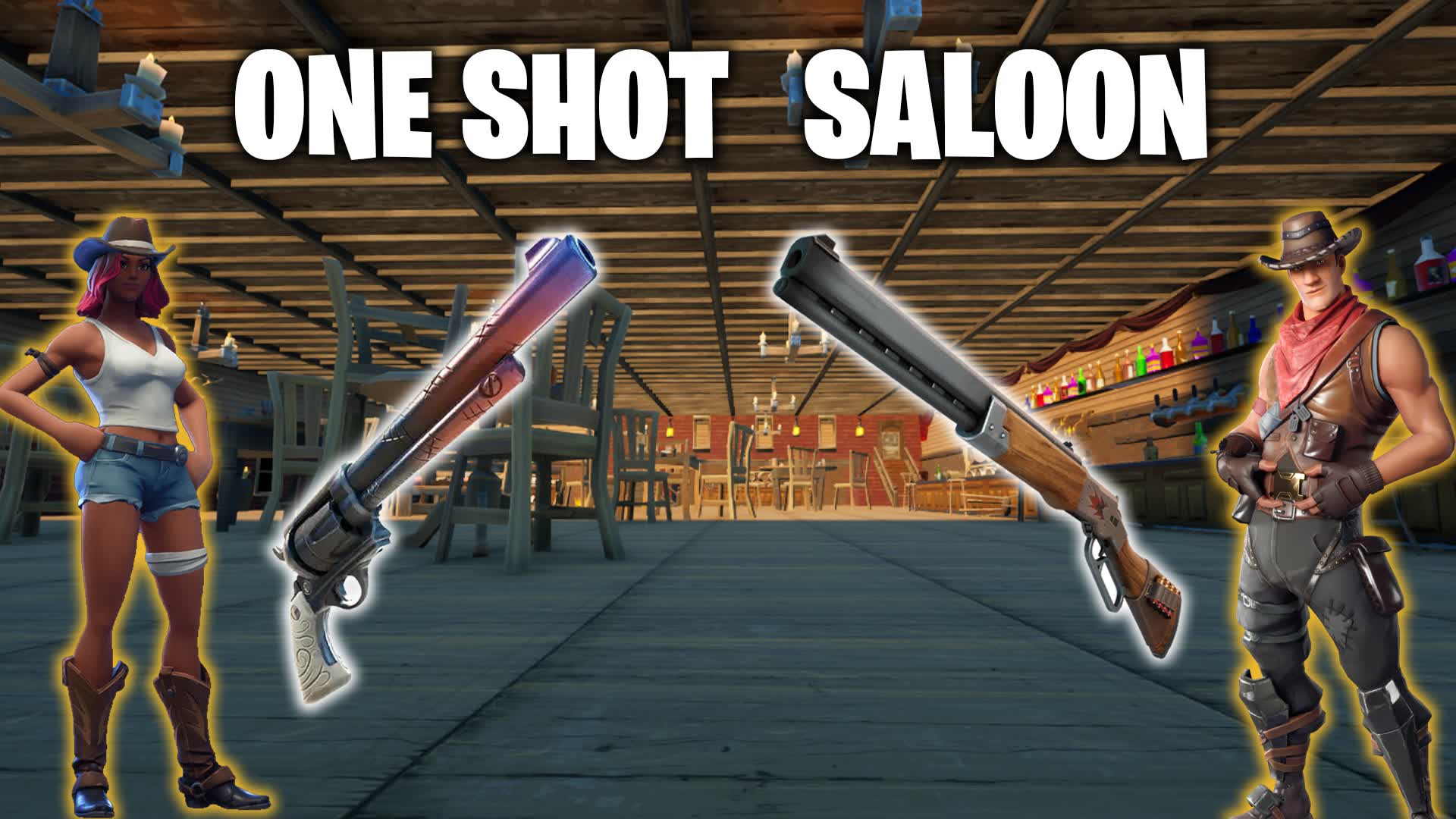 One Shot Saloon 7365-1498-3519 by strangelevel - Fortnite Creative Map ...