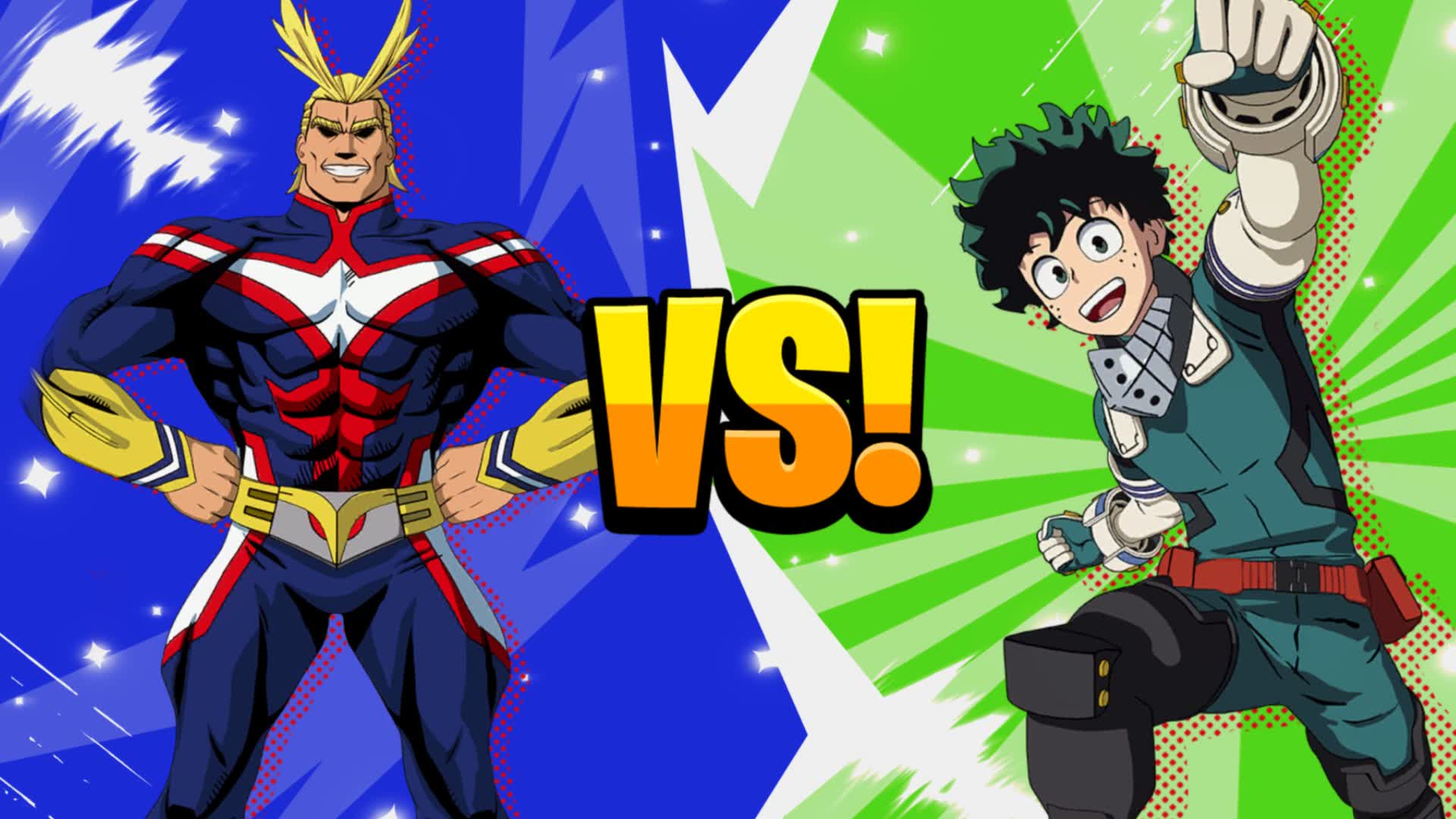 🔵ALLMIGHT VS DEKU 💚 - ANIME BATTLE 6753-8109-2580 by bed - Fortnite ...