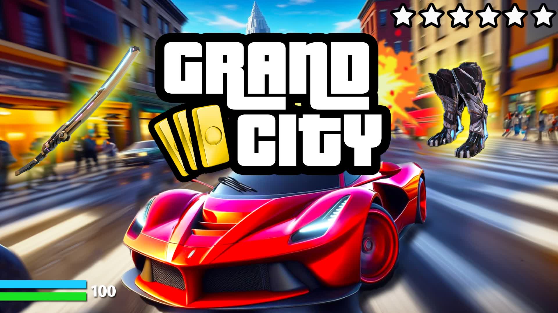 GRAND DRIVE CITY 🏙️ - Free For All🚨 1995-4398-0207 by viice - Fortnite ...