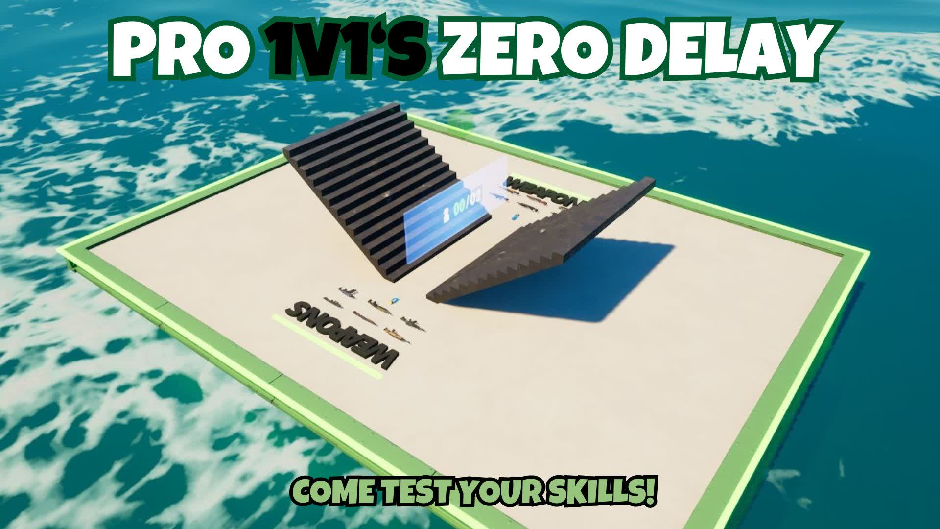 PRO 1V1'S ZERO DELAY 3612-1488-6631 by hwoods - Fortnite Creative Map Code - Fortnite.GG