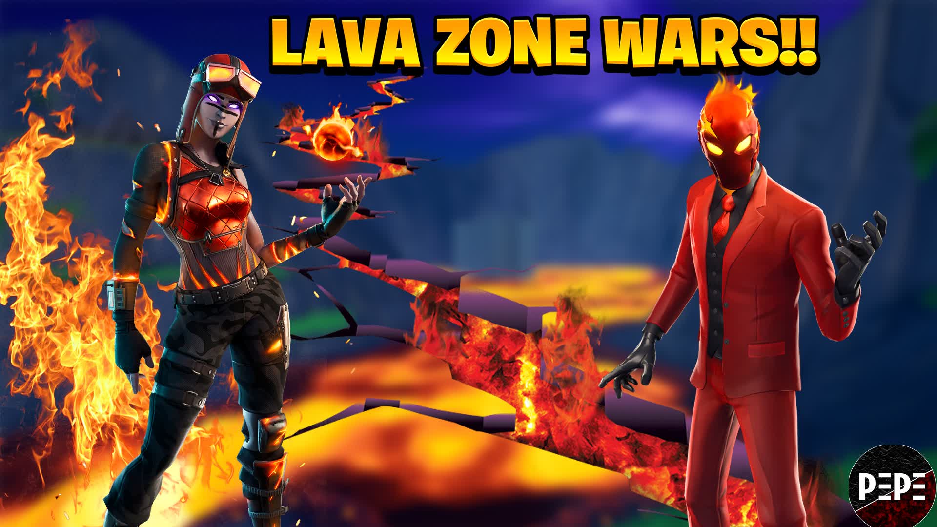 LAVA ZONE WARS 1425-4442-1040 by yt-pepe - Fortnite Creative Map Code ...
