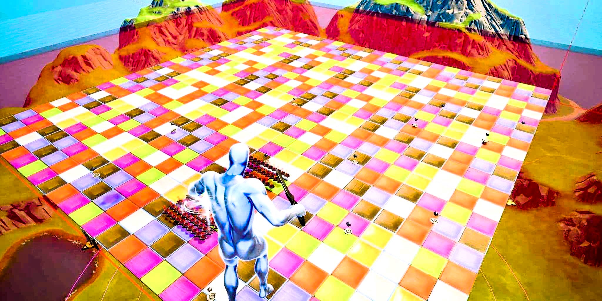 【配信用】100人カラースイッチ リバース 2049-3342-7816 by kohchantv - Fortnite Creative Map Code - Fortnite.GG