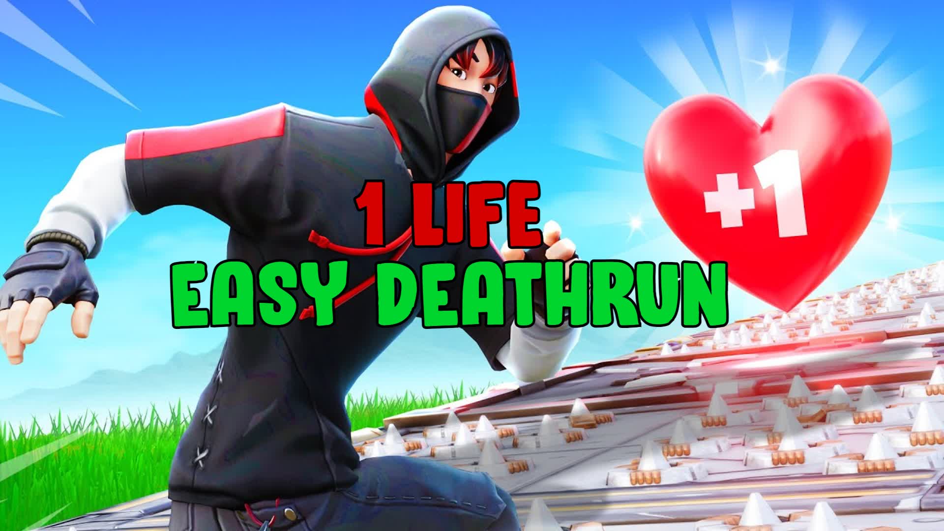 1 LIFE EASY DEATHRUN⭐ 0973-6854-9231 by pulzfn - Fortnite Creative Map ...