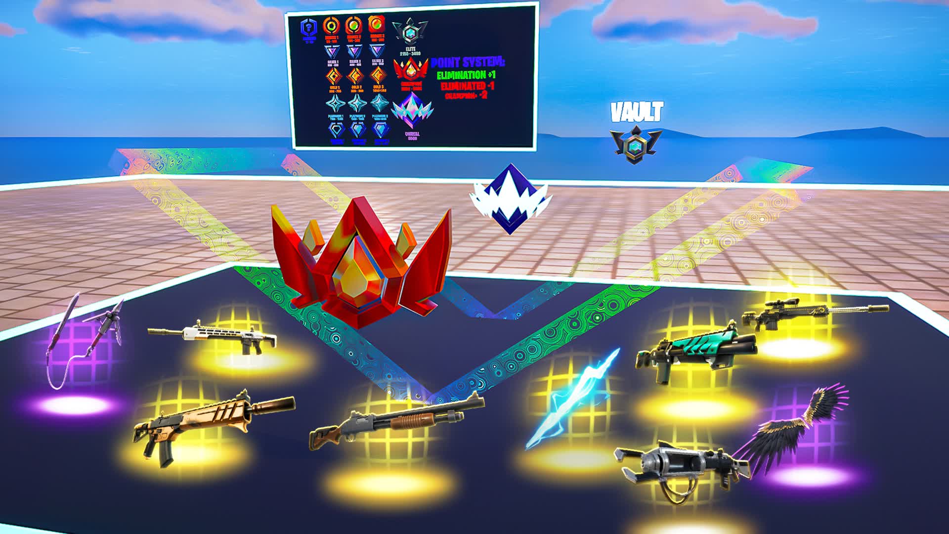 RANKED 1V1 BUILD FIGHTS MAP💎 8558-4999-4548 by steiner - Fortnite ...