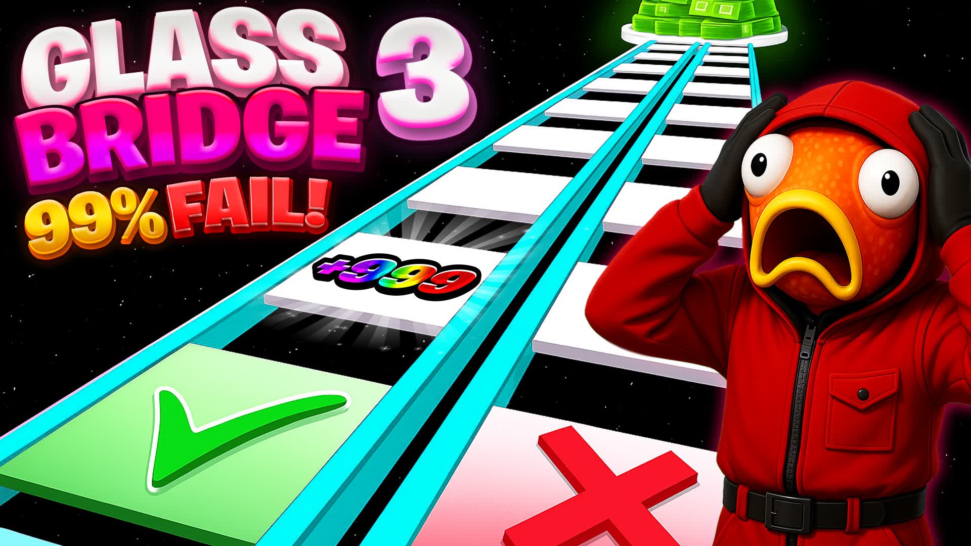 ⭐CRAZY GLASS BRIDGE 3⭐ 5186-0272-5318 by kc42 - Fortnite Creative Map ...