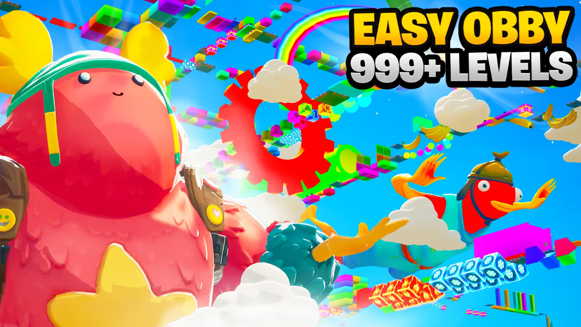 Juega 999 LEVEL EASY OBBY PARKOUR⭐️ - 7098-5037-5744 | Fortnite Zone