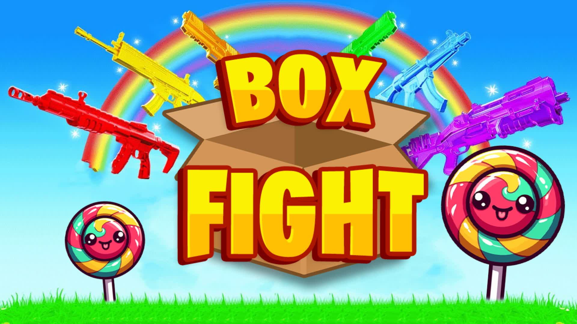 🌈RAINBOW PVP BOX FIGHT📦 3423-0714-3382 by skirt - Fortnite Creative Map ...