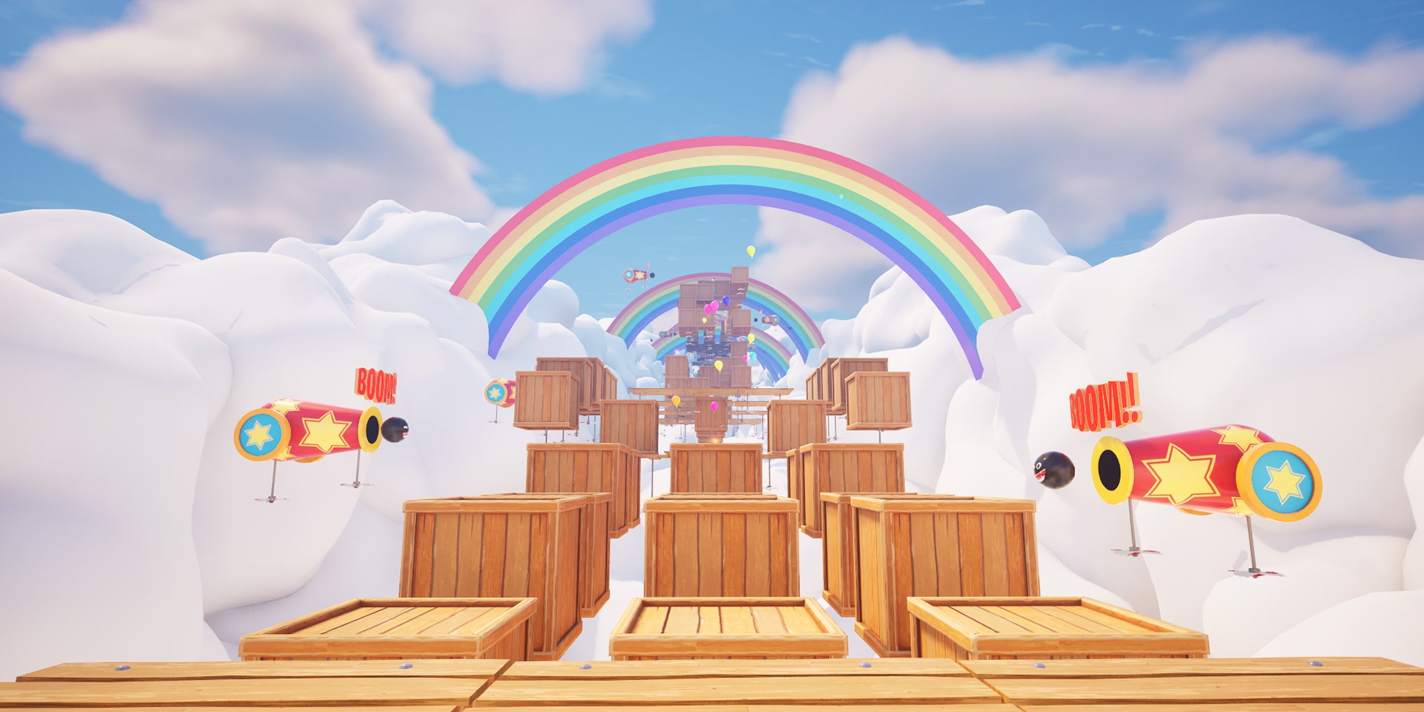 SKY DEATHRUN 1986-7123-1473 by gentleman_studio - Fortnite Creative Map ...