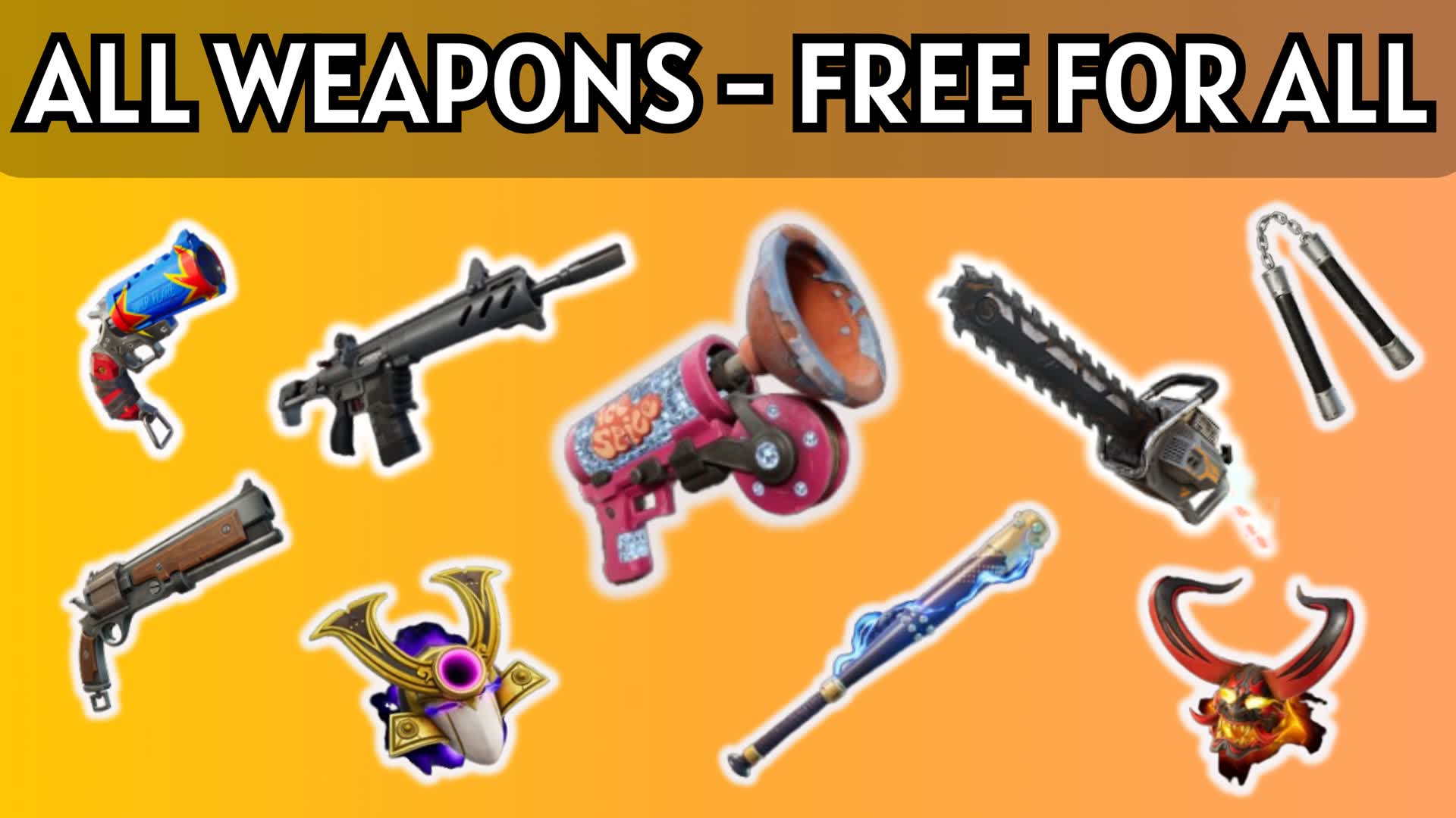 ALL WEAPONS - FREE FOR ALL 9452-0045-9845 by risuma - Fortnite Creative ...
