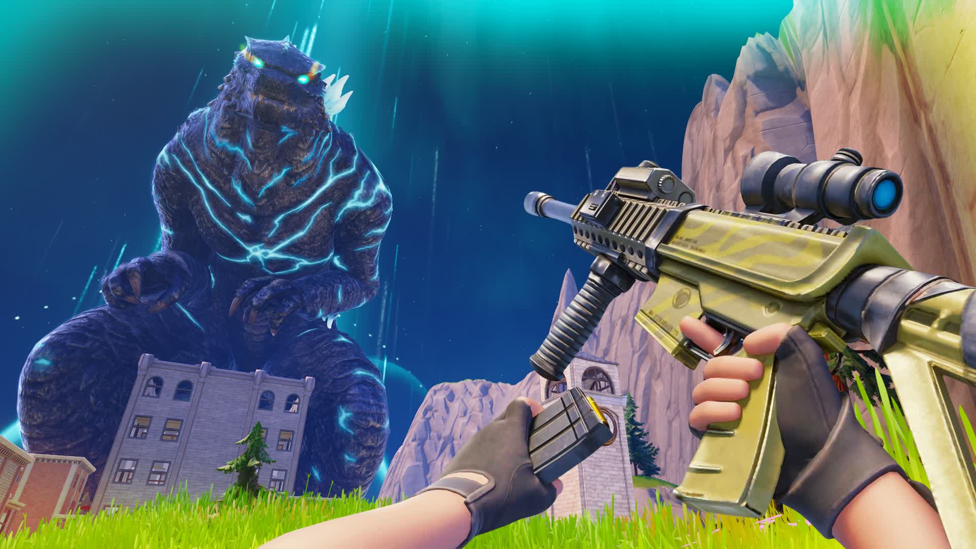 GODZILLA BOSS FIGHT - ONE SHOT GUN GAME 5670-5662-1200 by darkv ...