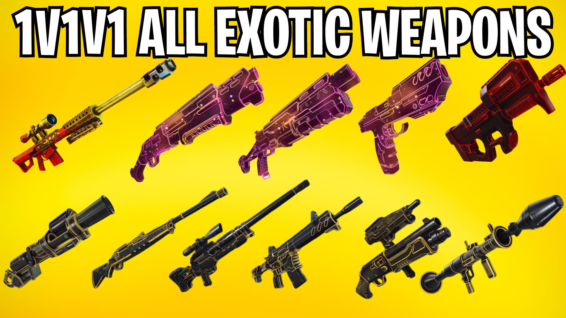 1V1V1 ALL EXOTIC WEAPONS FFA💎 5184-3495-9055 by viciado - Fortnite ...
