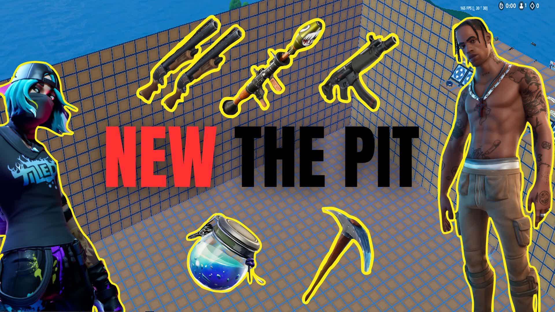 The Pit 0795-0430-4876 by acrux - Fortnite Creative Map Code - Fortnite.GG