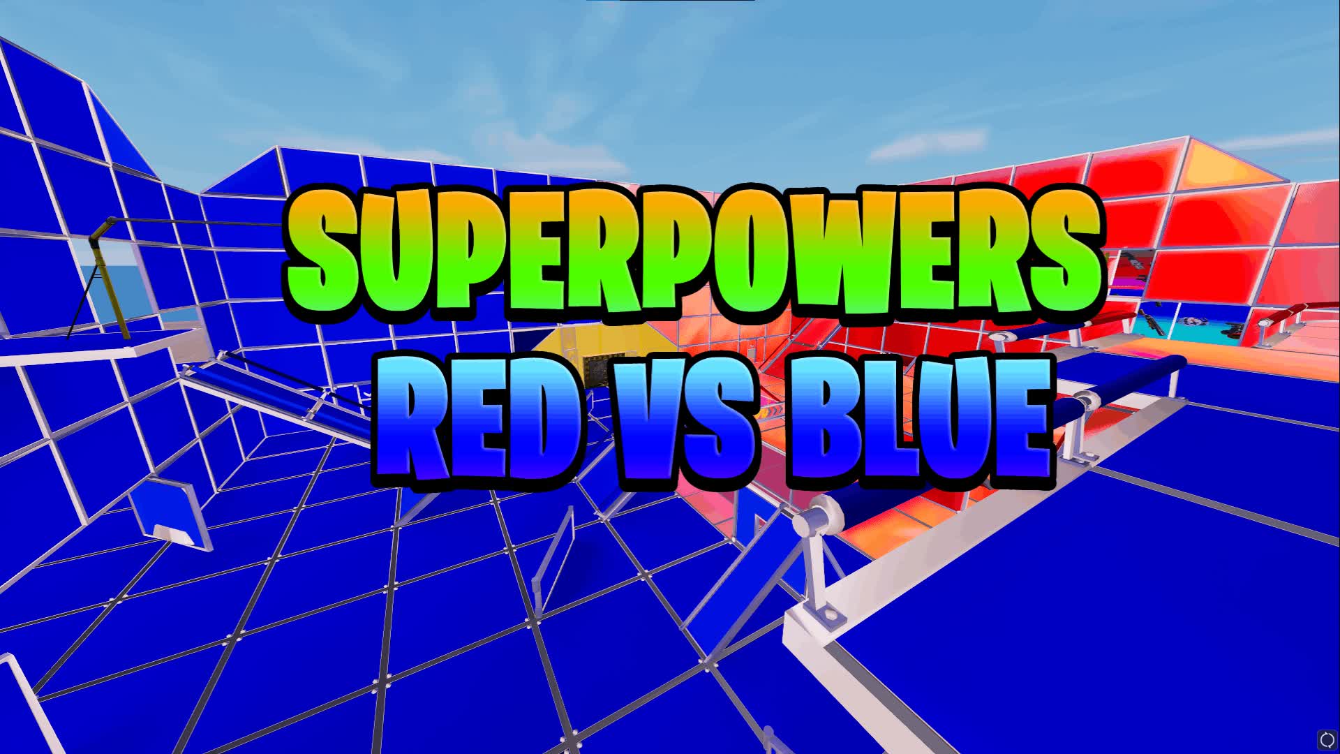 SUPERPOWERS⭐️RED VS BLUE🔫 7896-2076-4070 من ابتكار zumer - Fortnite