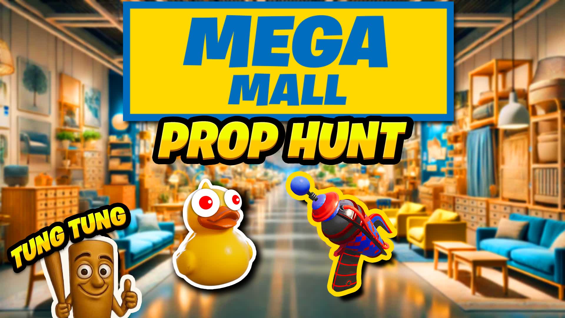 MEGA MALL PROP HUNT FORTSHOP 9624-7238-7779 by prophunts - Fortnite Creative Map Code - Fortnite.GG