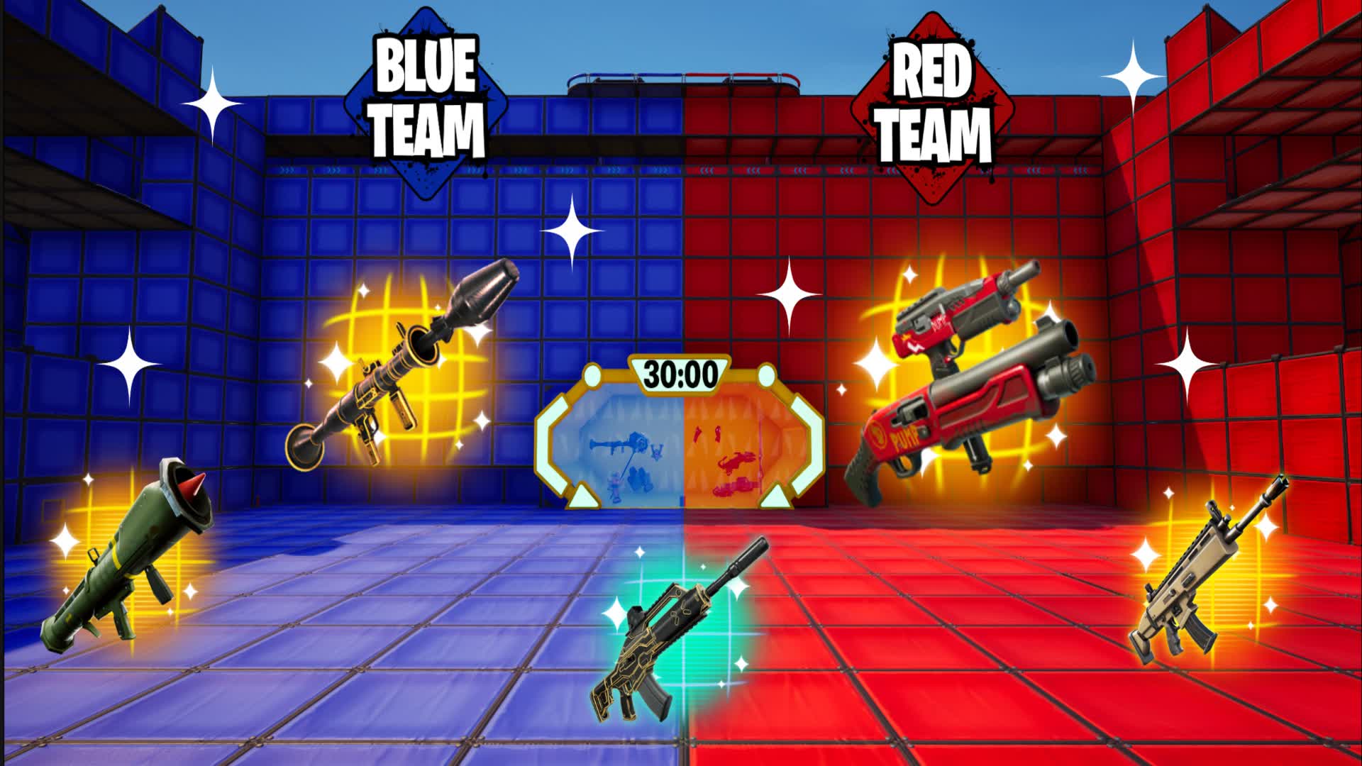 🔴RED VS BLUE🔵ULTIMATE POWERS ⚔️ 3219-8498-3508 by alboun6 - Fortnite ...