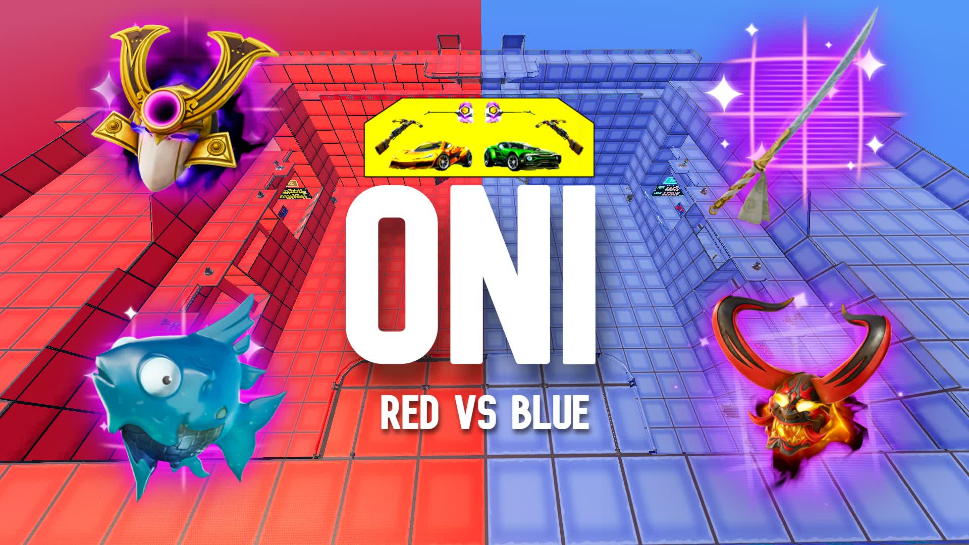 ONI RED VS BLUE 🥷 3818-0034-5391 by oshfn - Fortnite Creative Map Code ...