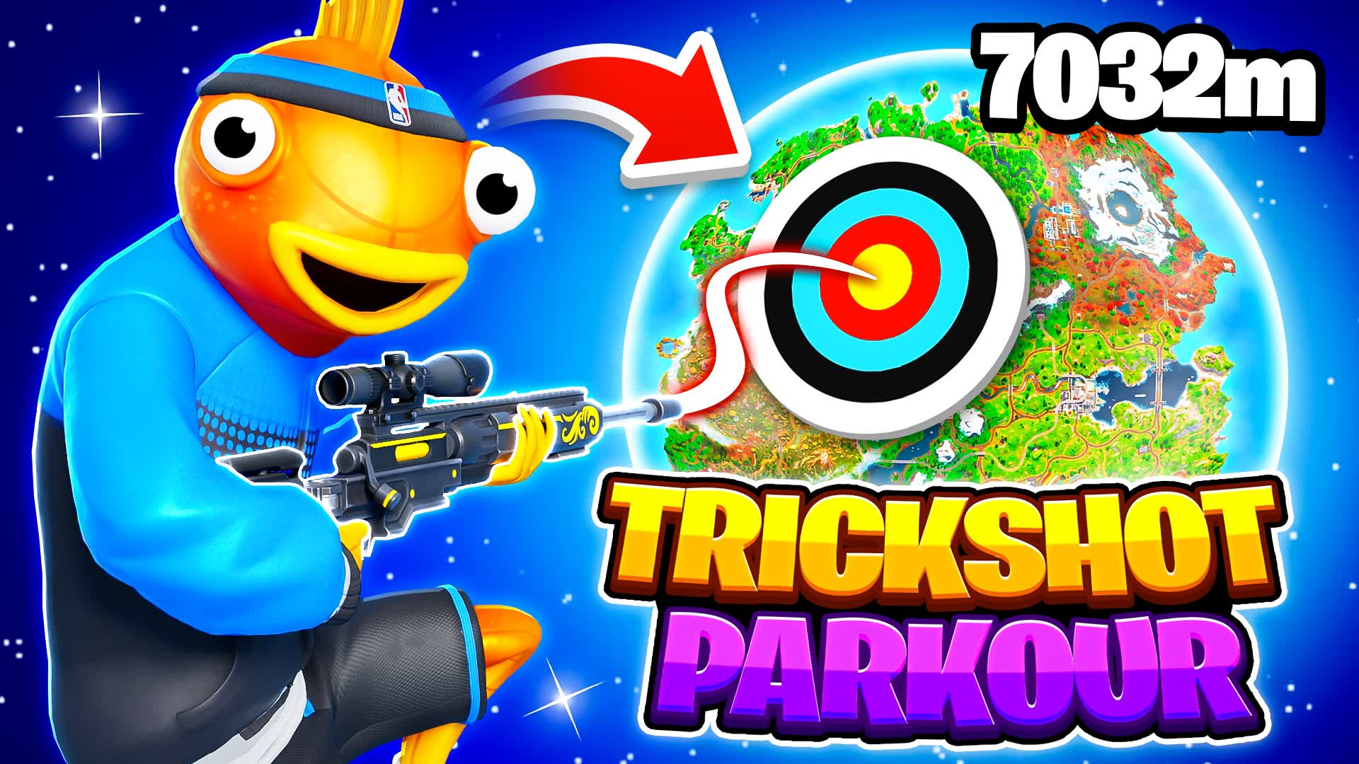 MEGA TRICKSHOT PARKOUR 40+🎯 0677-9688-3700 by renju - Fortnite Creative ...