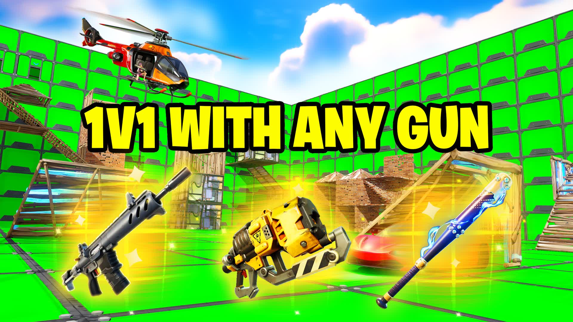 1V1 WITH ANY GUN 2217-9548-8470 by devan_studios - Fortnite Creative Map Code - Fortnite.GG