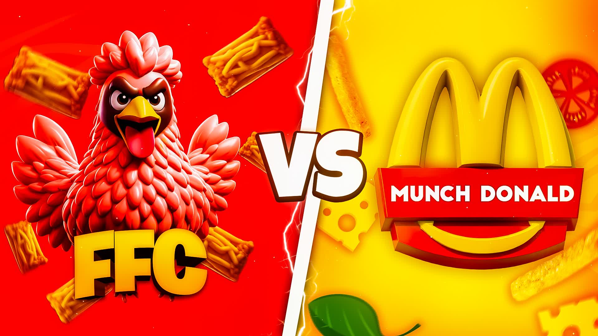 🍔MUNCHDONALD VS FFC🍗 5284-0994-0177 by mavrck - Fortnite Creative Map ...