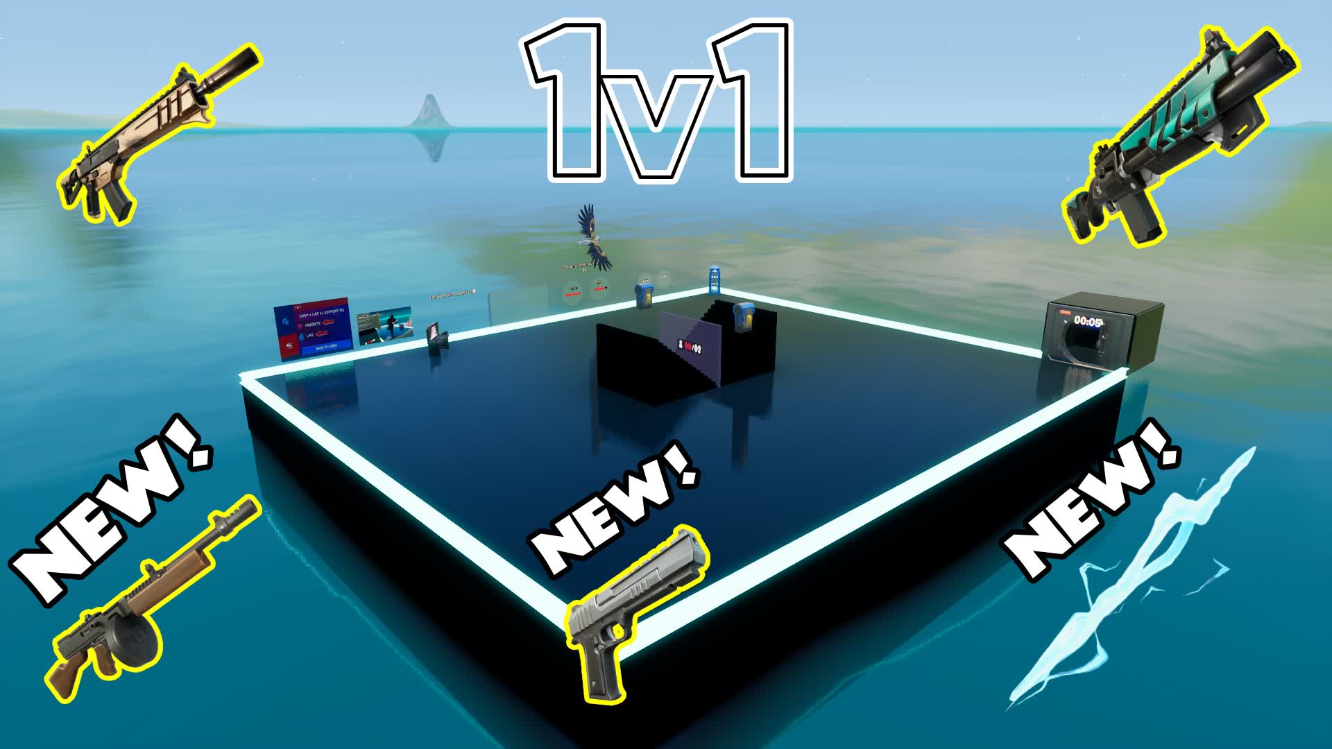 1V1 BUILD FIGHTS [2.1.0] 2077-6743-6281 by rqs1 - Fortnite Creative Map ...