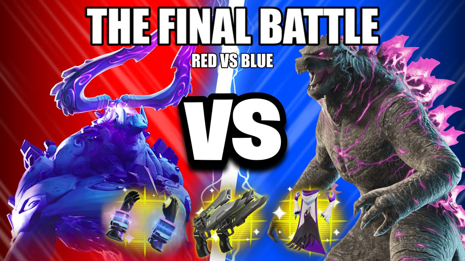 THE FINAL BATTLE RED VS BLUE 🔴🔵 2340-5712-9173 by vuurgast - Fortnite