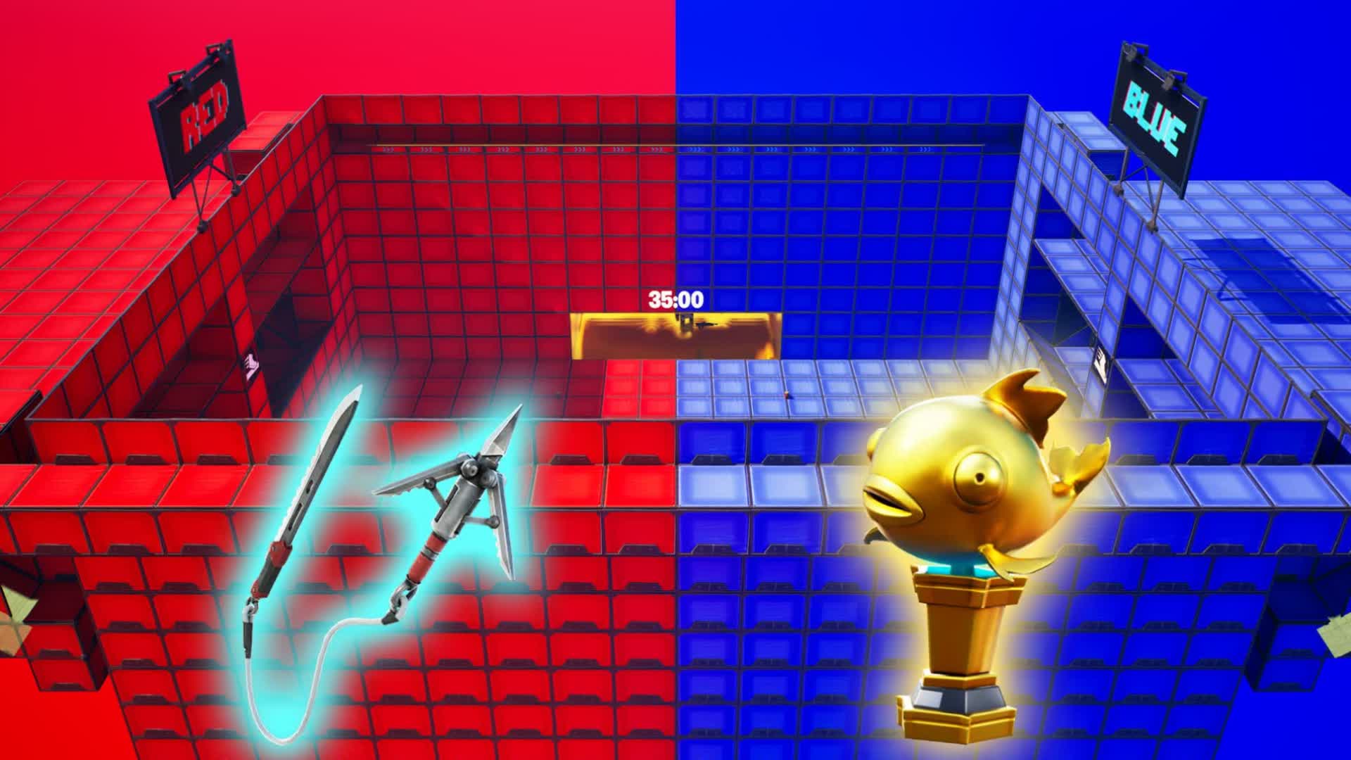 Wild Red Vs Blue 🔴🔵 2722-0225-8403 by teamfmc - Fortnite Creative Map ...