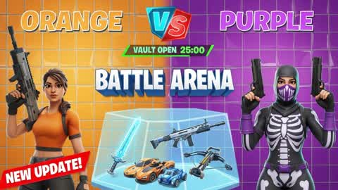ORANGE VS PURPLE BATTLE ARENA 9358-6499-8703 by edheart - Fortnite ...