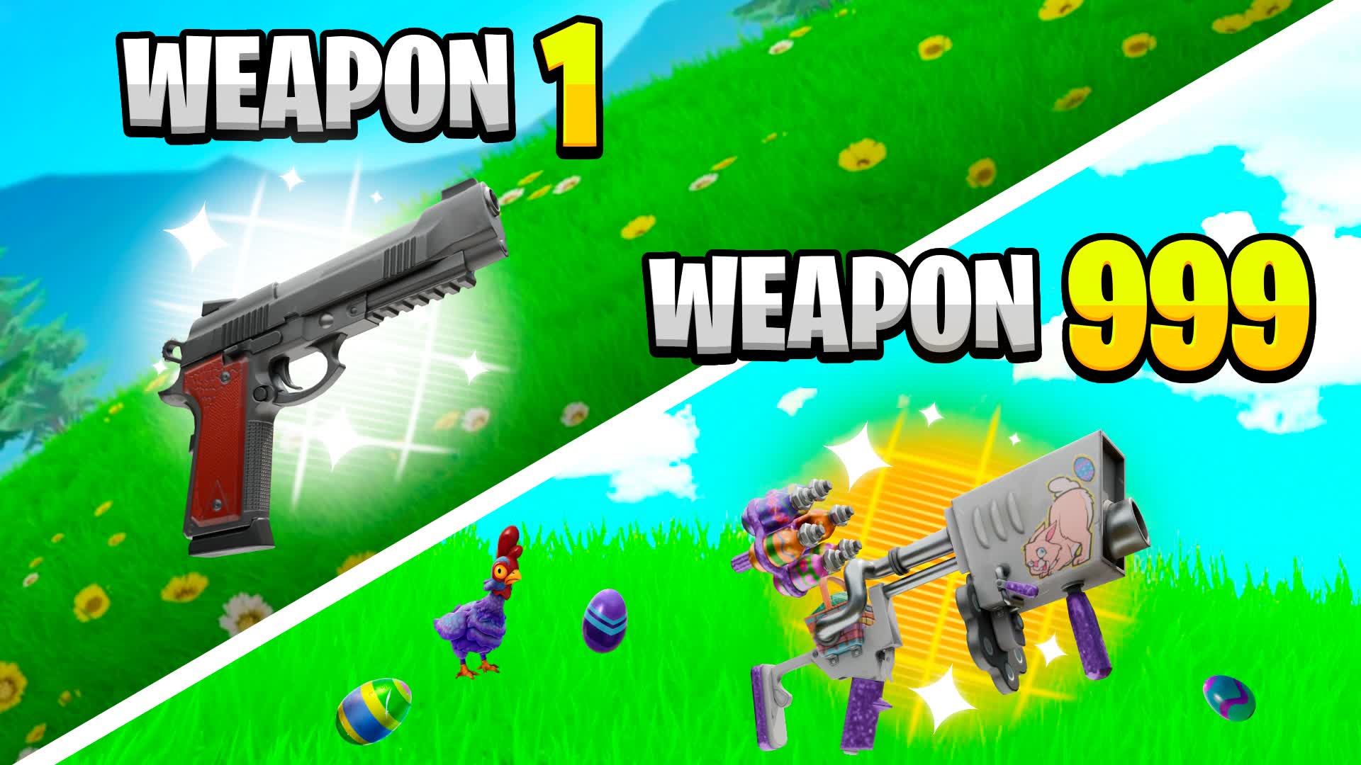 🐔CHICKEN GUN GAME🔫ONE SHOT 3400-7711-1108 by teycreative - Fortnite ...