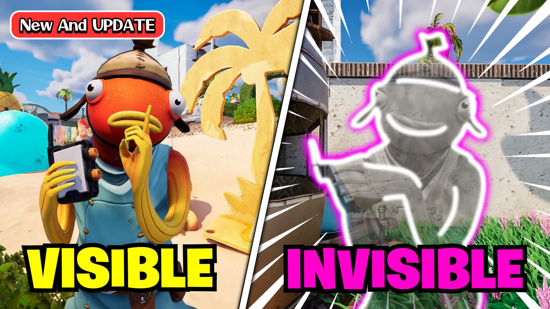 🤫invisible hide and seek 🌴 0611-7176-5652 by gamewithverse - Fortnite ...