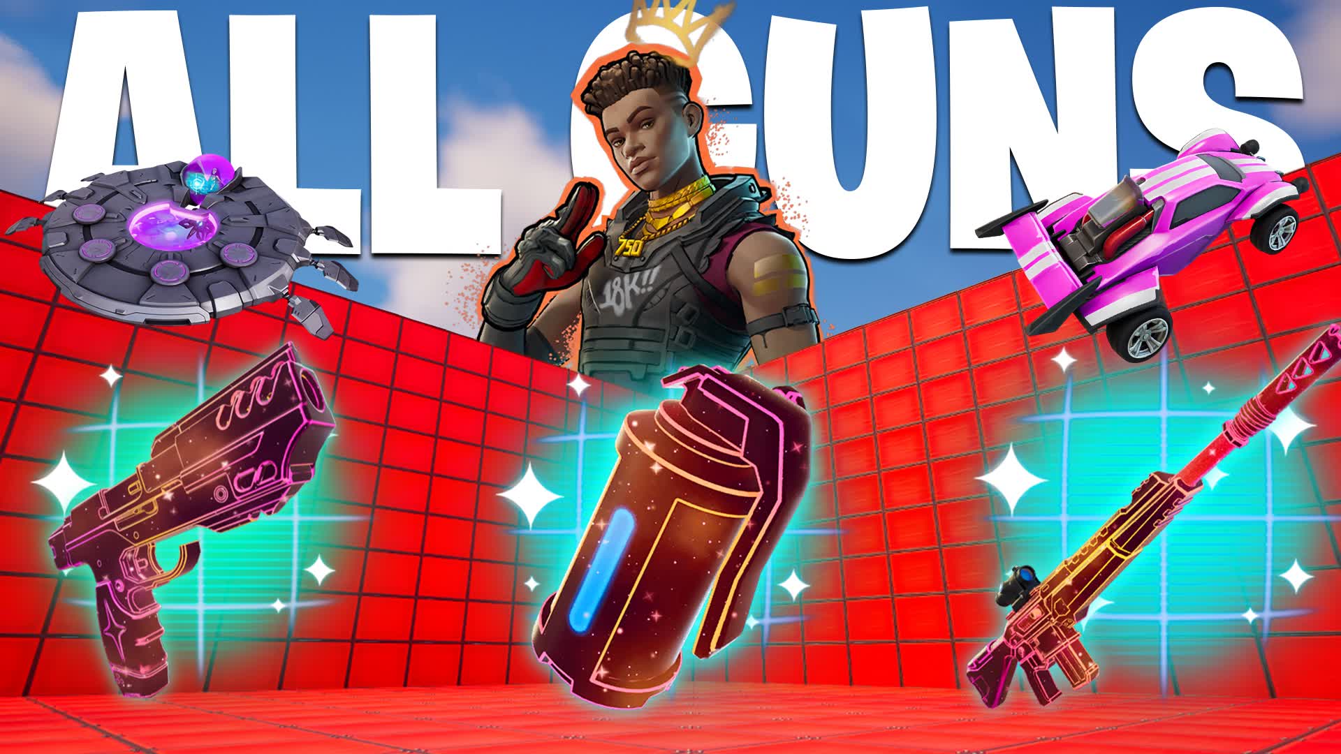 CRAZY 1V1 FFA - ALL GUNS & RIDES أفضل 5690-6763-5778 by youself - Fortnite