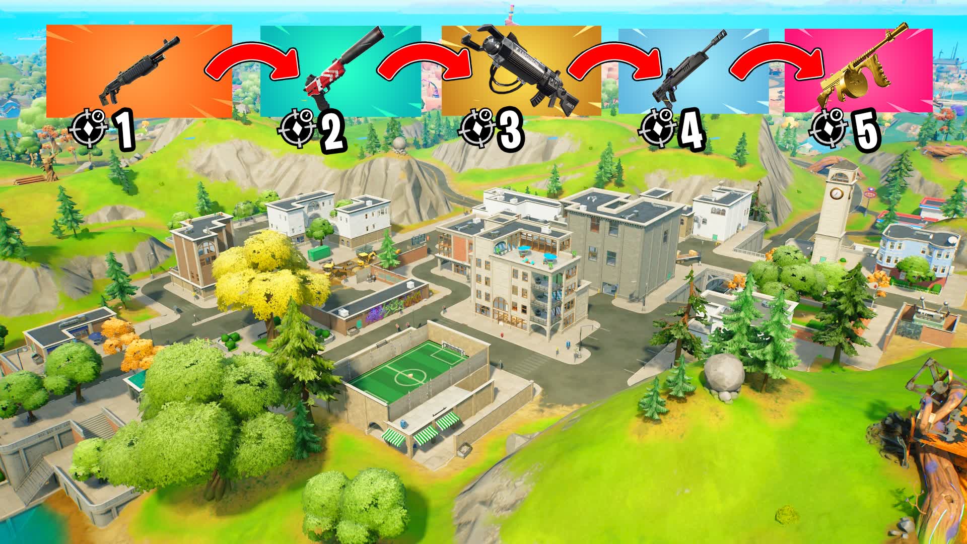 💥TILTED - GUN GAME 💥 3649-3141-3590 by lagri - Fortnite Creative Map ...