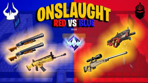 ONSLAUGHT RED VS BLUE 🔴🔵 6718-4011-3622 by rockygift3 - Fortnite ...