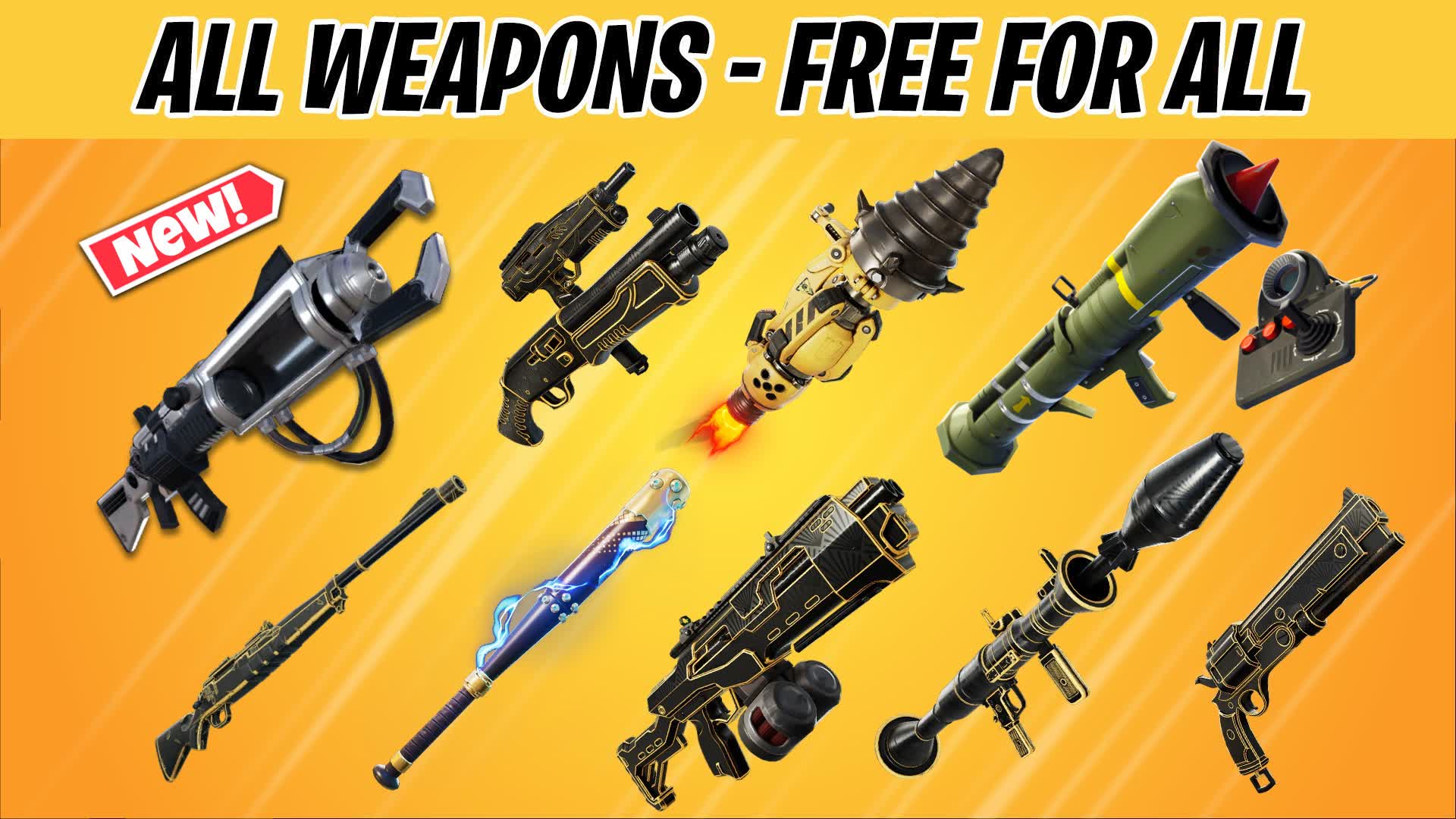 ALL WEAPONS - FREE FOR ALL 1533-9459-1052 by feiiinnn - Fortnite ...