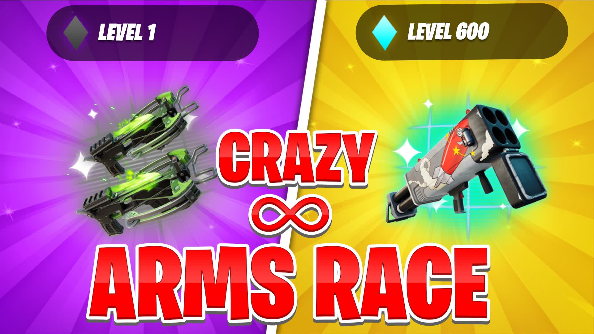 CRAZY ARMS RACE 7145-7632-6094 by prabhjinder5432 - Fortnite
