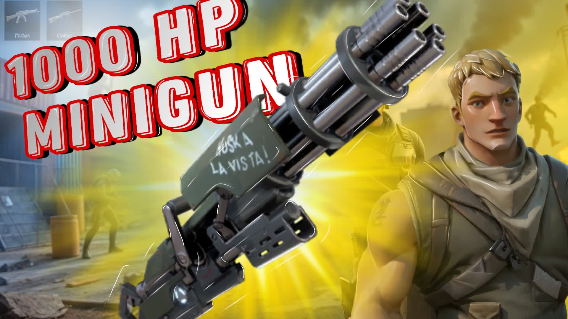 1000 HP MINIGUN FIGHT 0883-3798-9915 من ابتكار vityanagibator - Fortnite