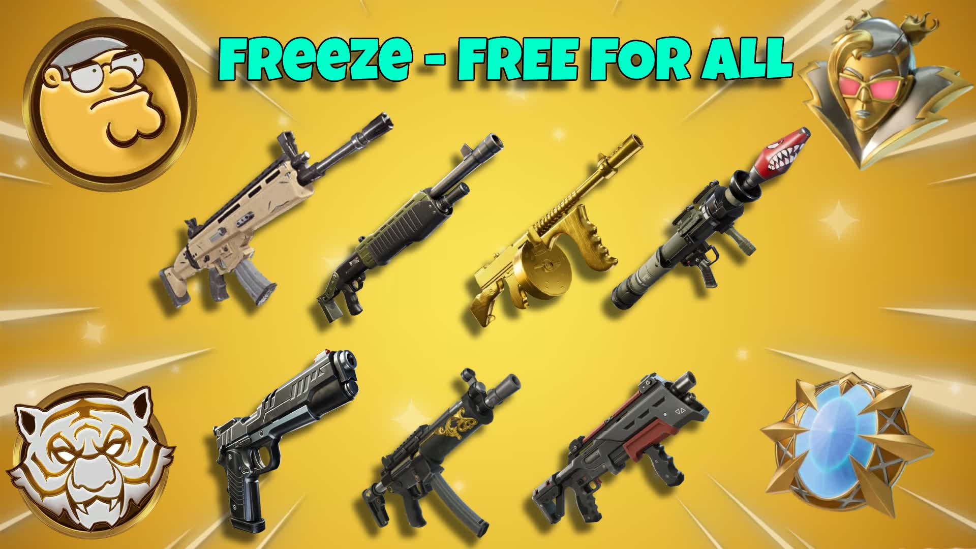Freeze Gold fish - FREE FOR ALL🐠 9398-3303-9294 by menox - Fortnite ...