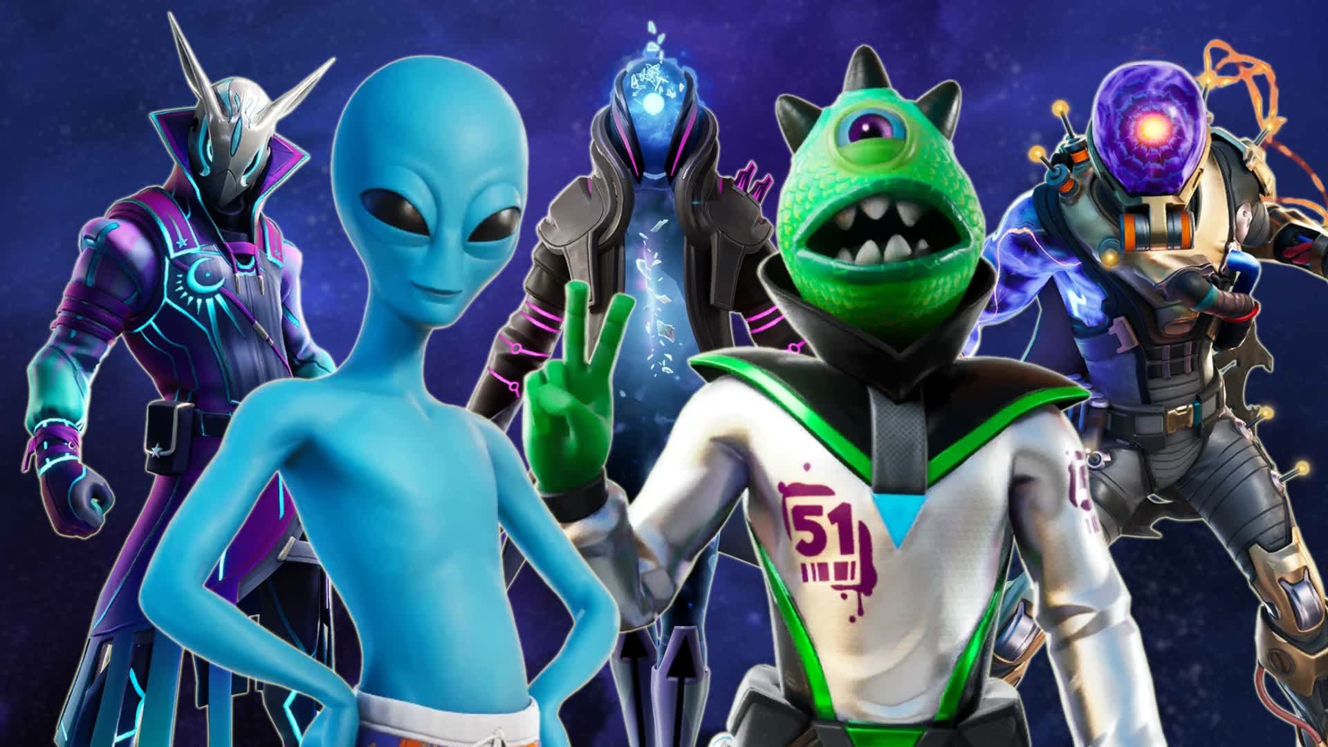 HUMANS vs ALIENS - Boss Fight 6684-2268-0195 من ابتكار w1ck3d1 - Fortnite