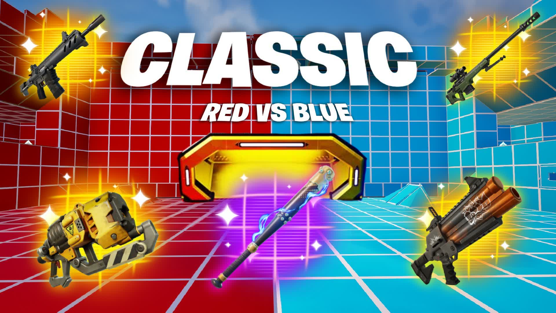 PRO RED VS BLUE 🔴🔵 7215-5465-9418 من ابتكار nekoview - Fortnite