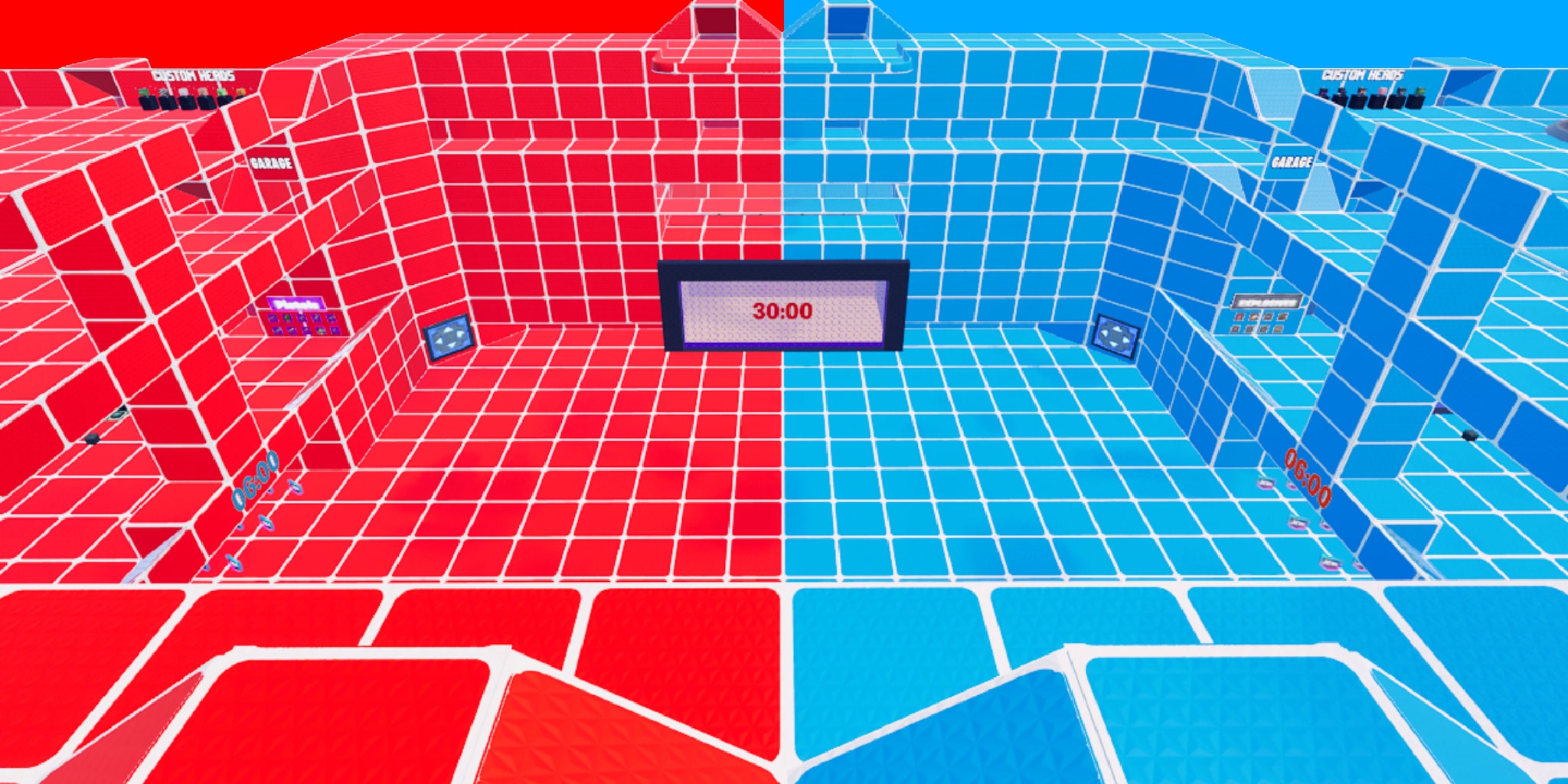 RED VS BLUE 🔴🔵 ZOMBIE 0645-8175-3967 by surfixd - Fortnite Creative Map ...