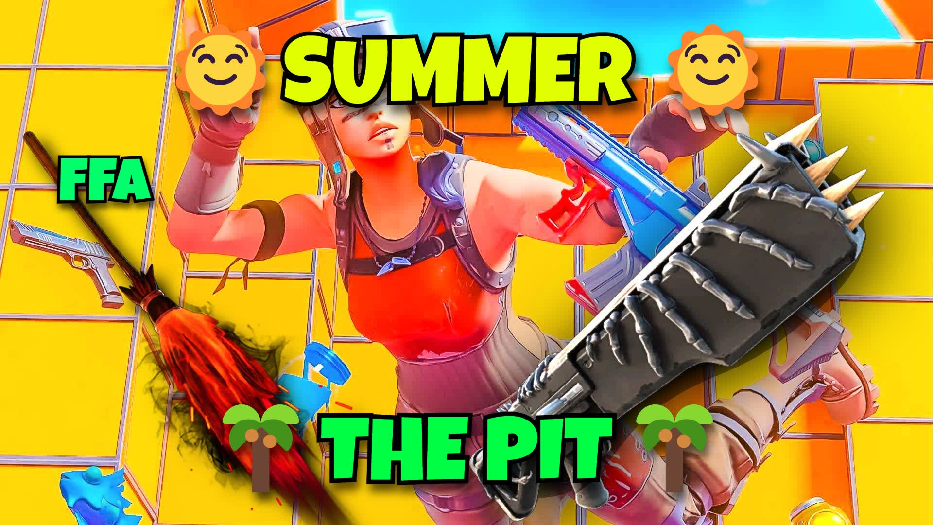 🌞THE PIT SUMMER - FFA🌴 5153-2053-8706 by ricoofn - Fortnite