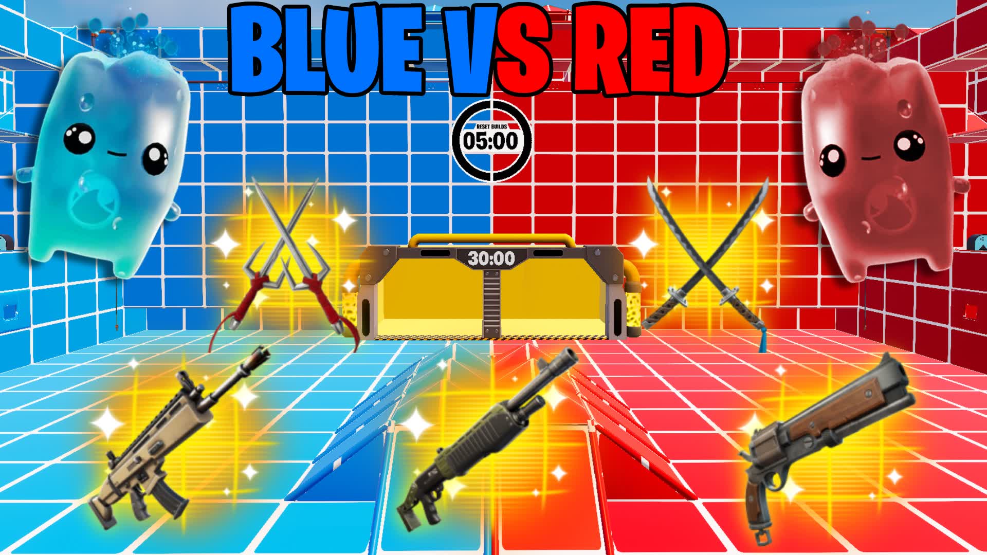 MEGA RED VS BLUE 🔴🔵 5131-8621-0626 by xmannn - Fortnite Creative Map ...