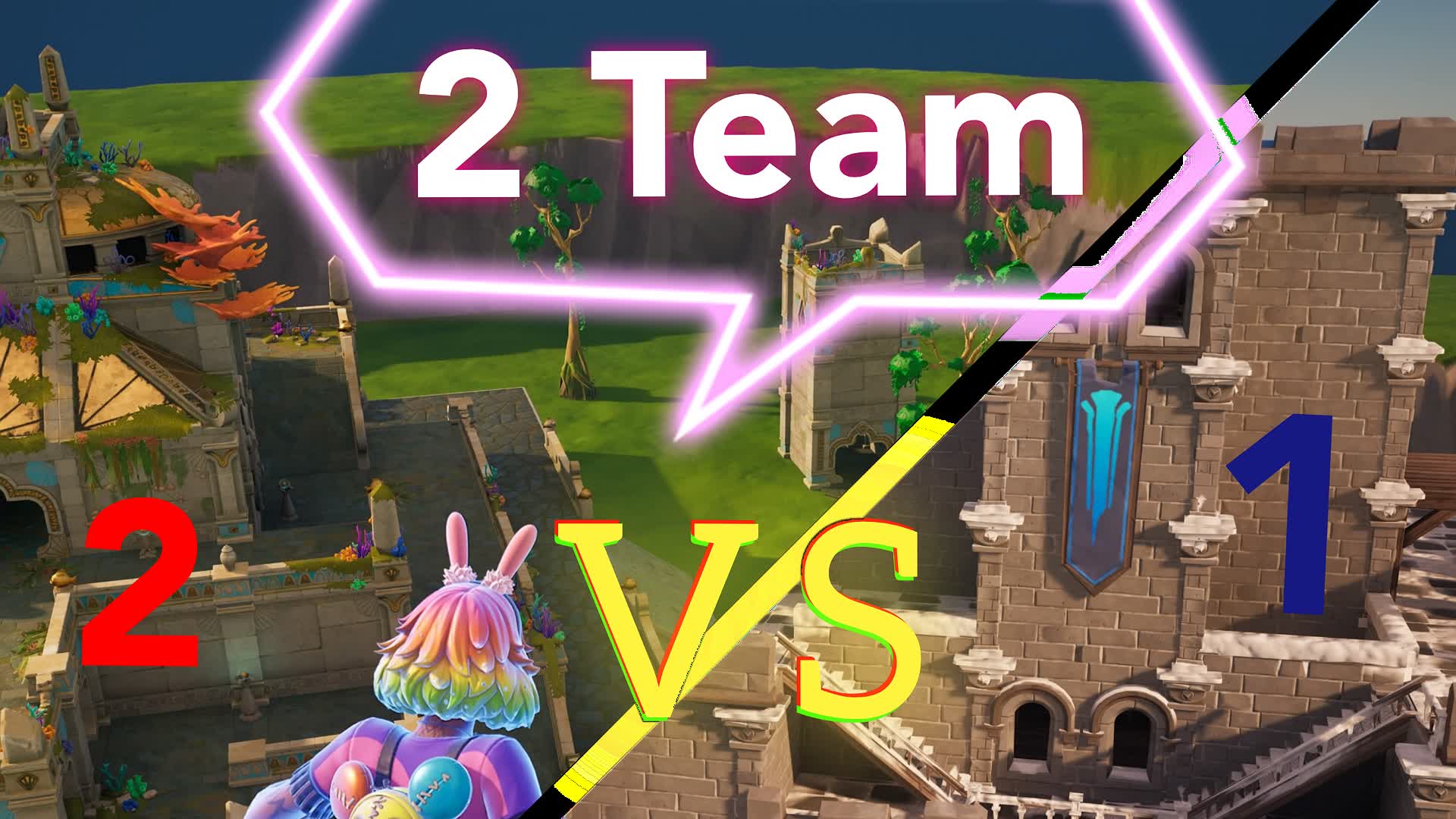 2 Teams 7982-6528-6639 by dyoda - Fortnite Creative Map Code - Fortnite.GG